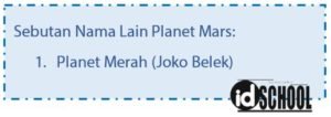 Sebutan Nama Lain Planet-Planet – idschool.net
