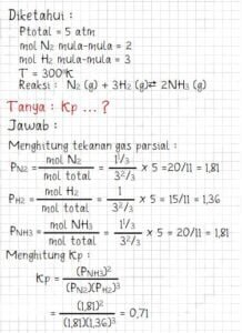 Rumus Tetapan Kesetimbangan Kc dan Kp (+Hubungan Keduanya) – idschool.net