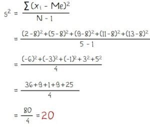 4 Bentuk Rumus Variansi (Ragam) Beserta Contoh Cara Hitungnya ...