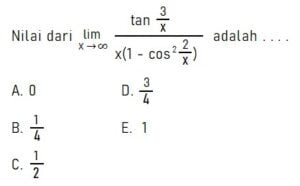 Definisi dan Sifat Limit Tak Hingga (∞) Fungsi Aljabar & Trigonometri ...